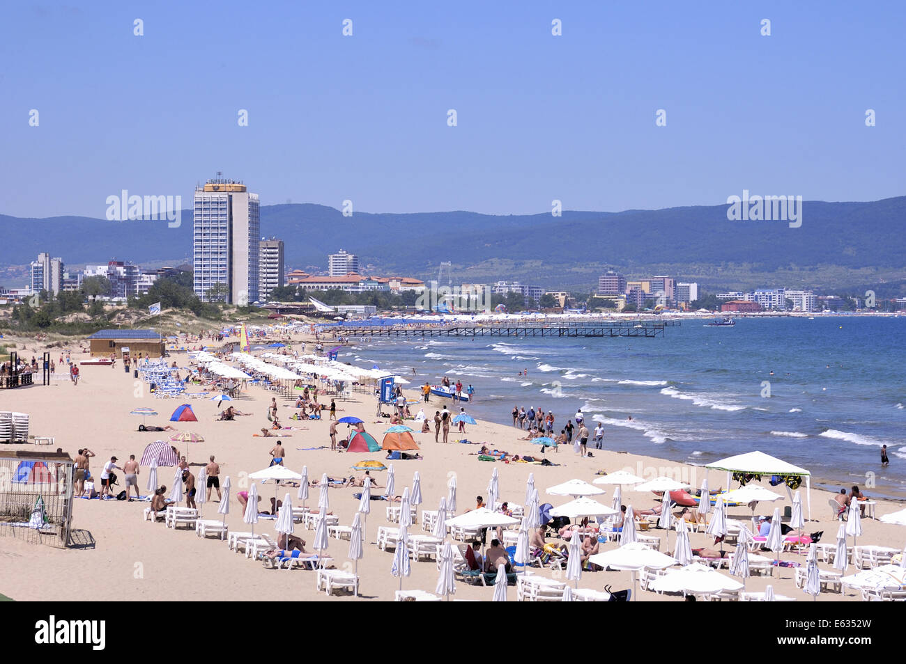 Burgas bulgaria beach hi-res stock photography and images - Alamy