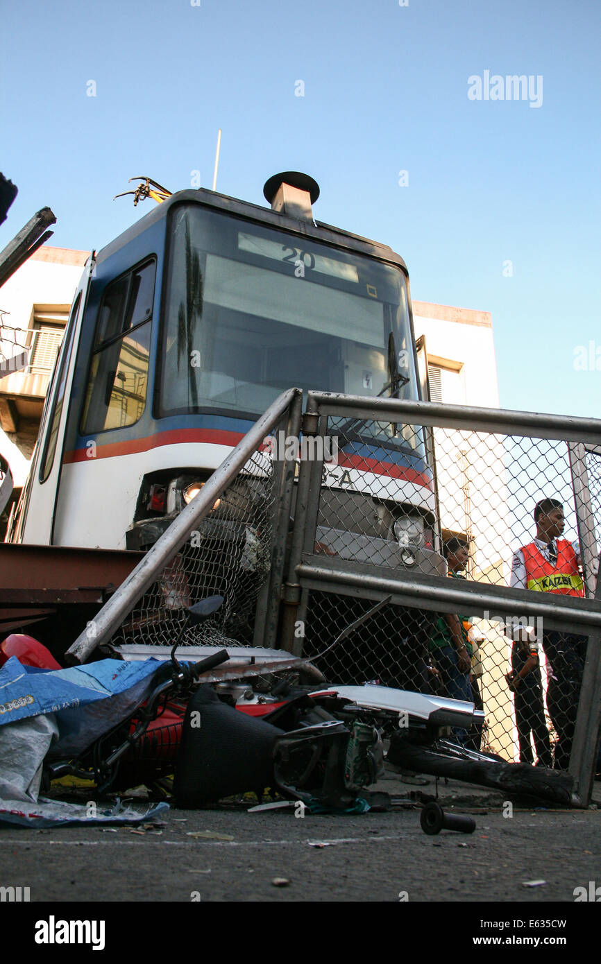 Pasay City, Manila, Philippines. 13th August, 2014. The main coach the ...