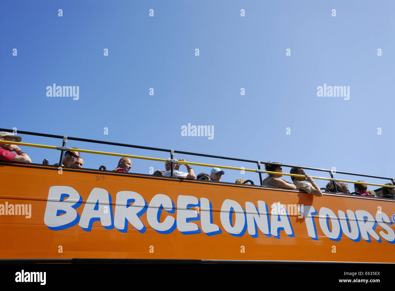 tourist bus, Barcelona, Spain Stock Photo - Alamy