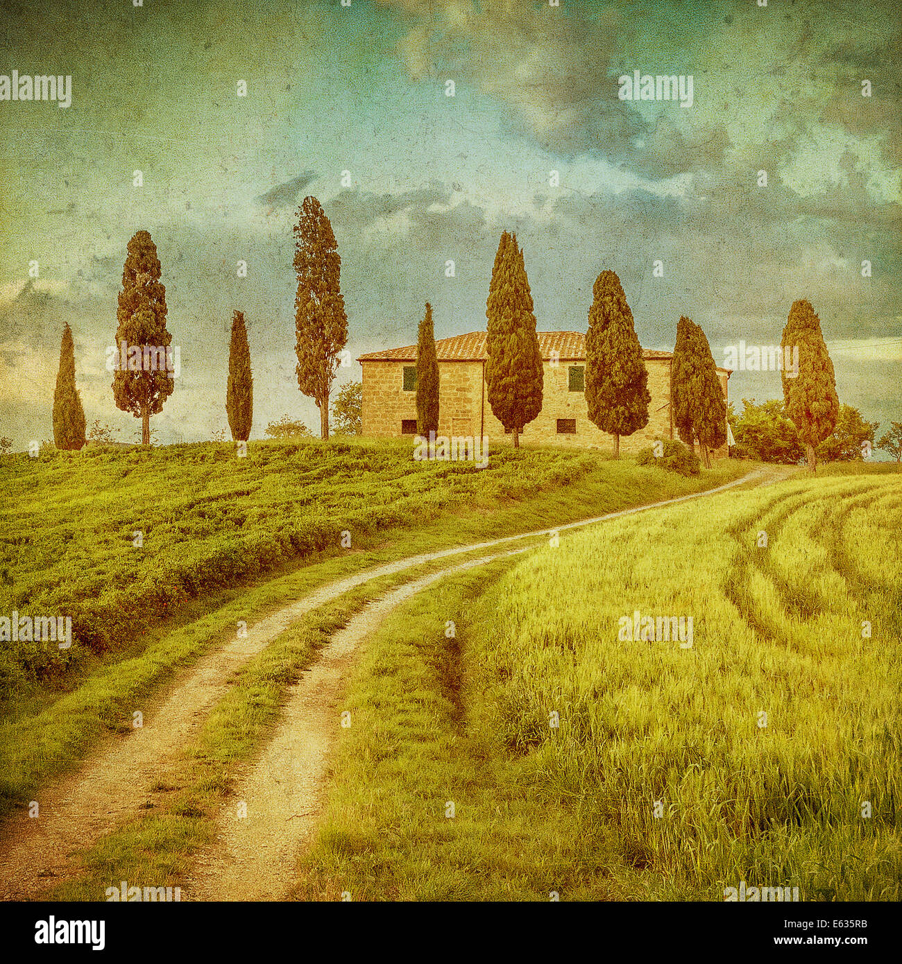 Italian vintage post hi-res stock photography and images - Alamy