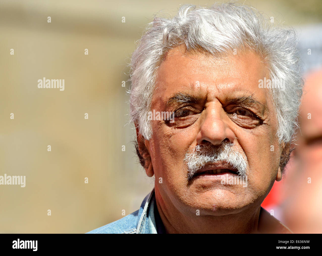 Tariq Ali (left-wing British Pakistani writer and broadcaster) at the ...