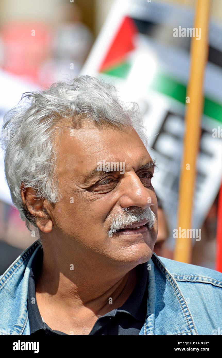 Tariq Ali (left-wing British Pakistani writer and broadcaster) at the ...