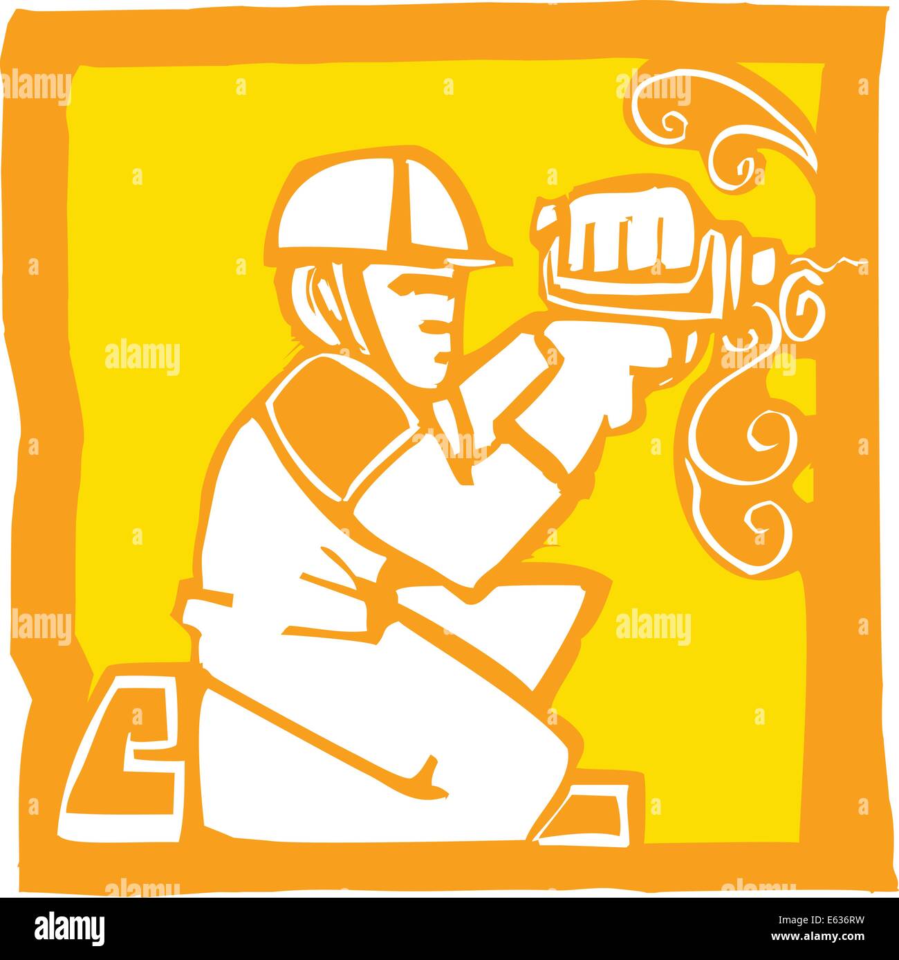 Workman vector vectors hi-res stock photography and images - Alamy