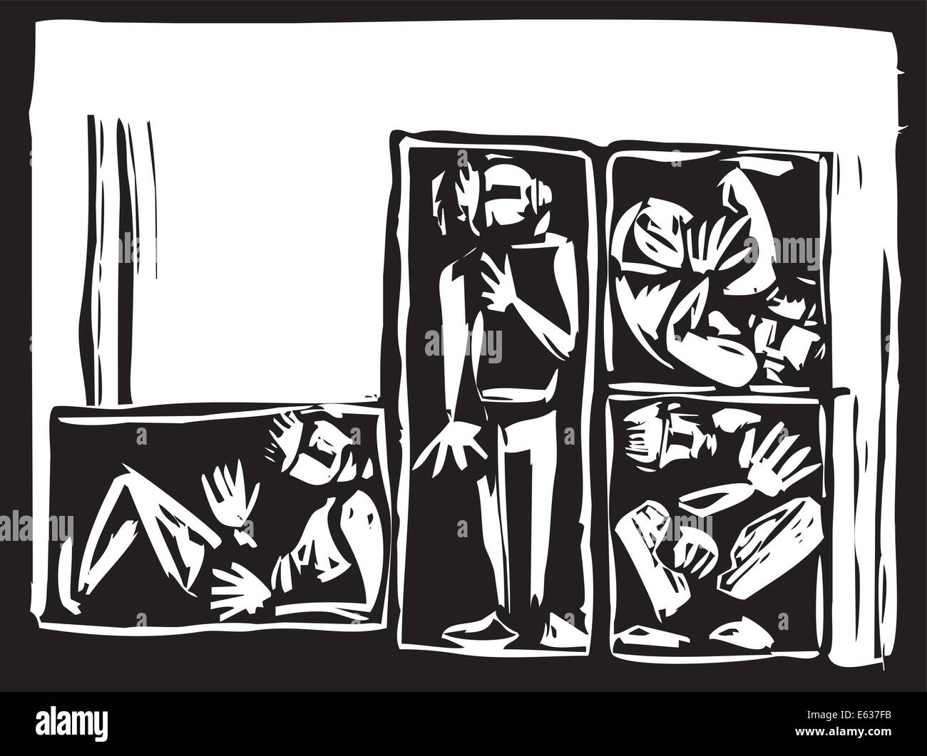 Contorted poses hi-res stock photography and images - Alamy