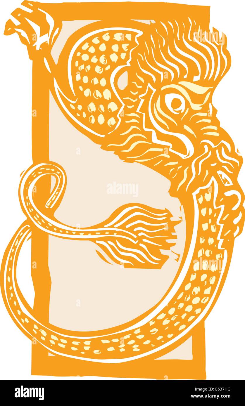 Chinese dragon tattoo hi-res stock photography and images - Alamy