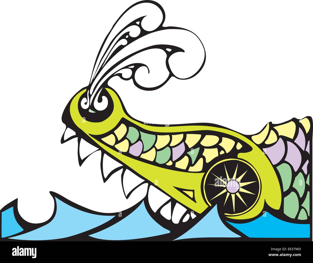 The leviathan of the ocean Stock Vector Images - Alamy