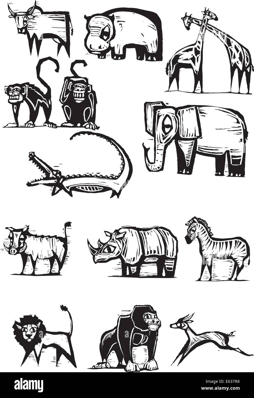 Antelope warthog zebra hi-res stock photography and images - Alamy