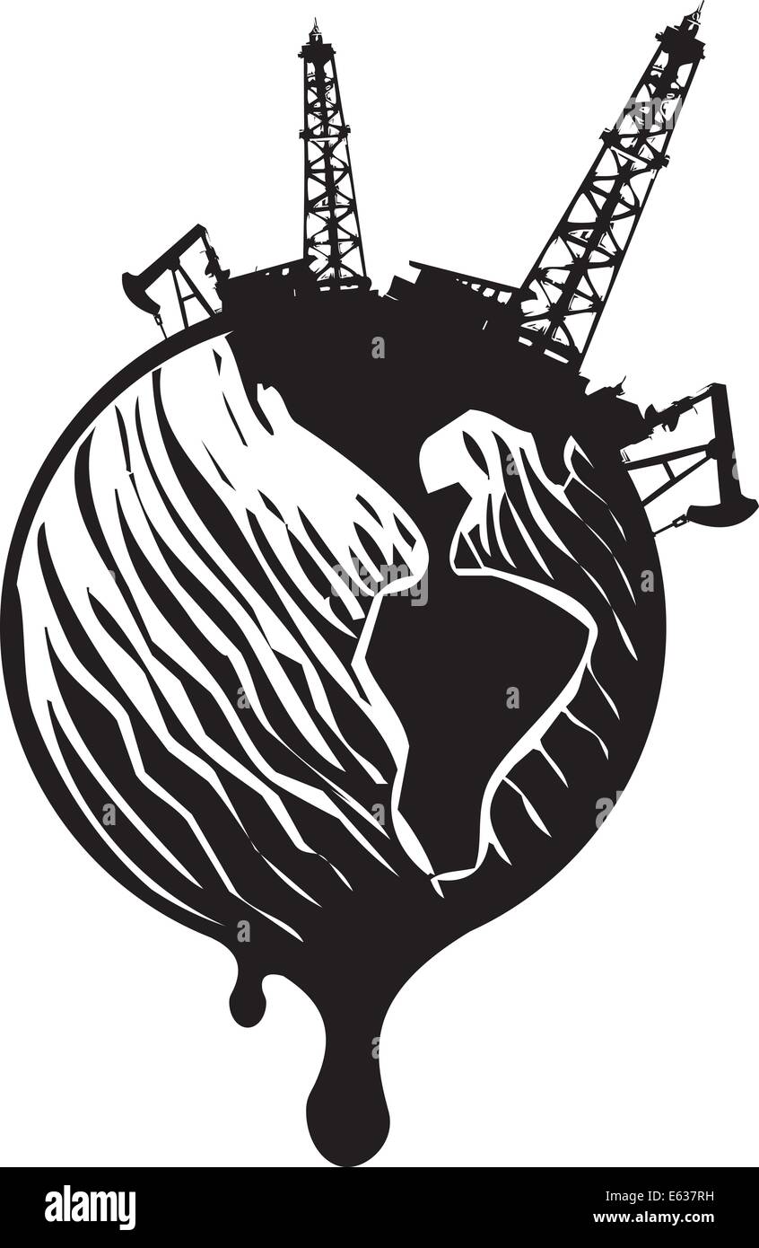 Petroleum oil wells Stock Vector Images - Alamy