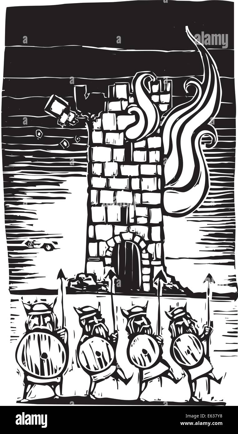 Siege tower Stock Vector Images - Alamy