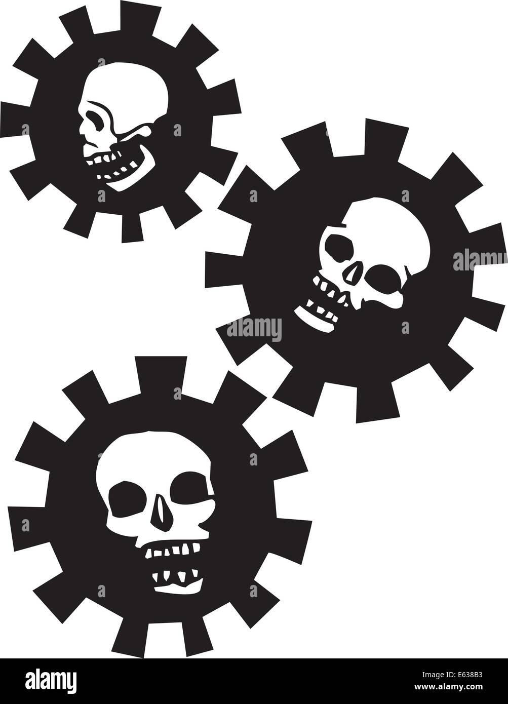 Gear Skull Logo Skull Gear Logo