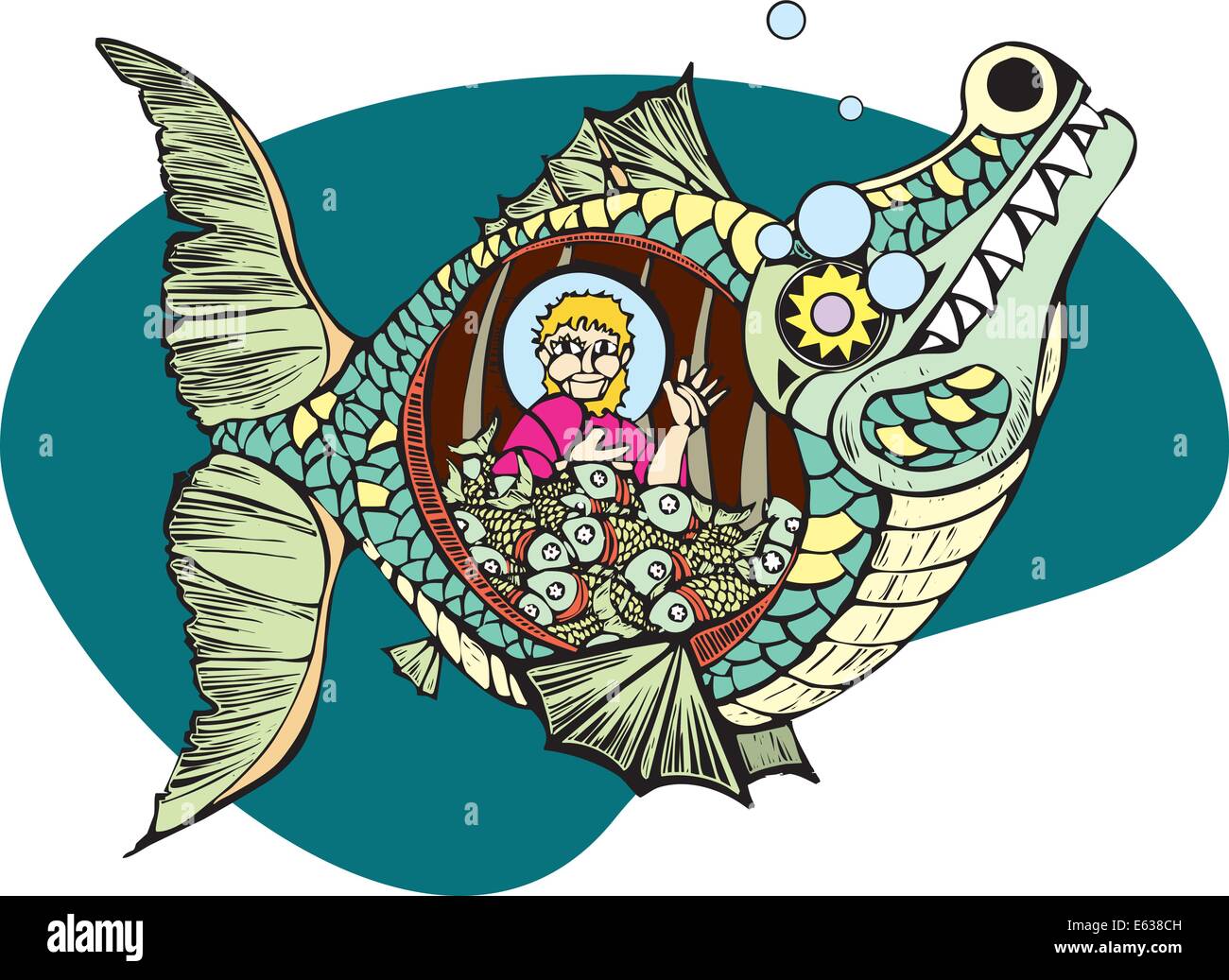 Jonah In The Belly Of The Whale The Story Of Jonah And The Whale In