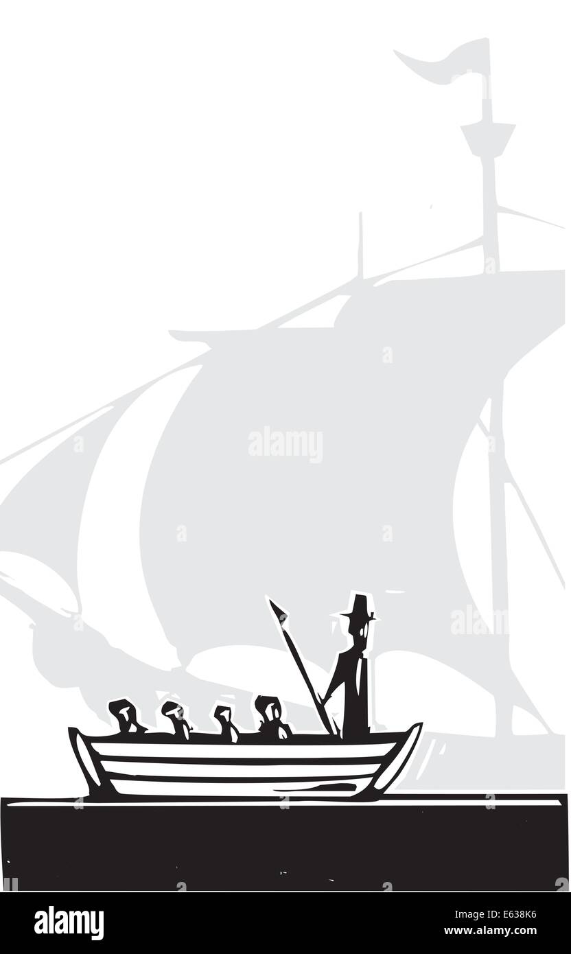 Whaling boat Stock Vector Images - Alamy