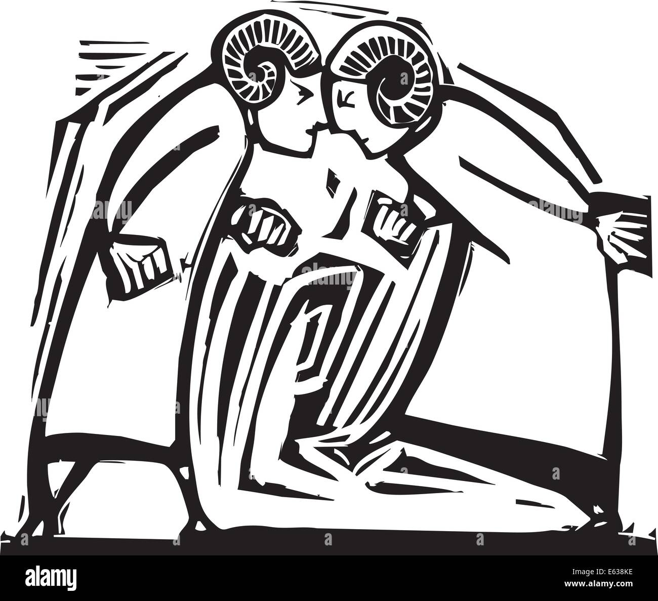 Get heads together Stock Vector Images - Alamy