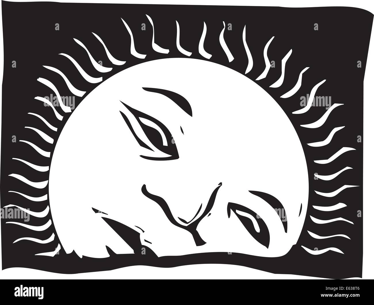 Rising sun vector vectors hi-res stock photography and images - Alamy