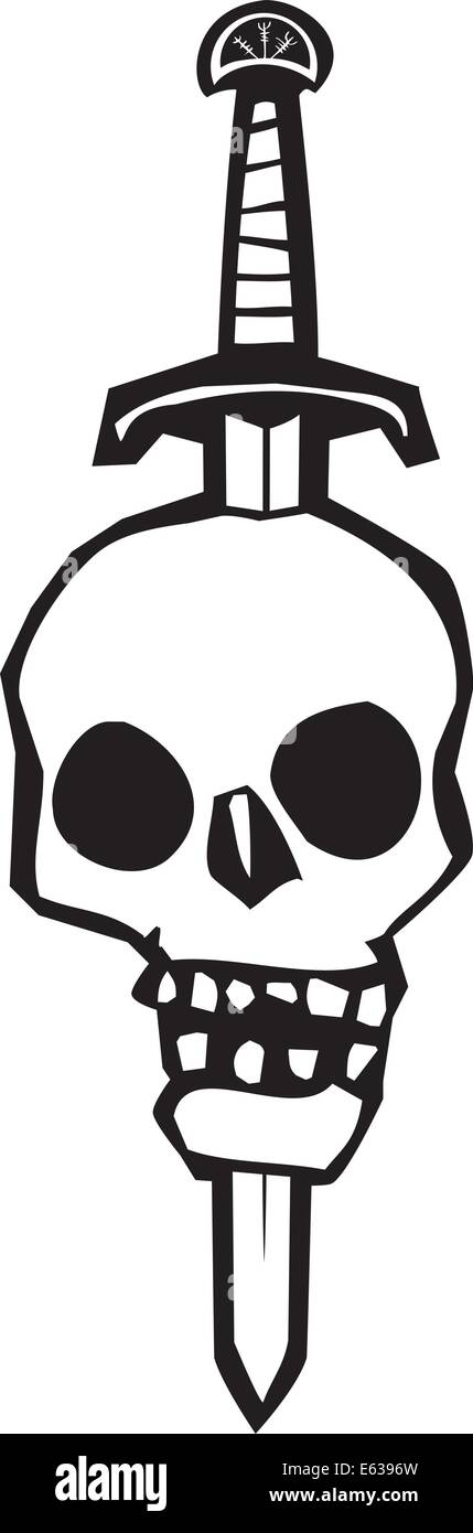 Impaled skull hi-res stock photography and images - Alamy
