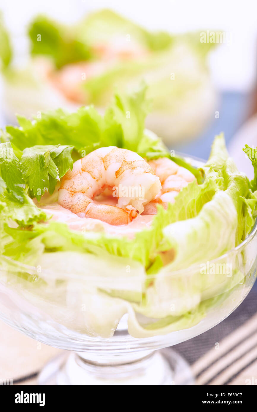 Prawn cocktail gourmet seafood hi-res stock photography and images - Alamy