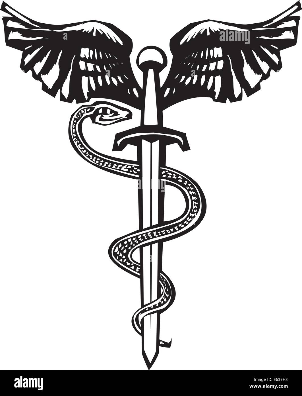 Rod of aesculapius hi-res stock photography and images - Alamy
