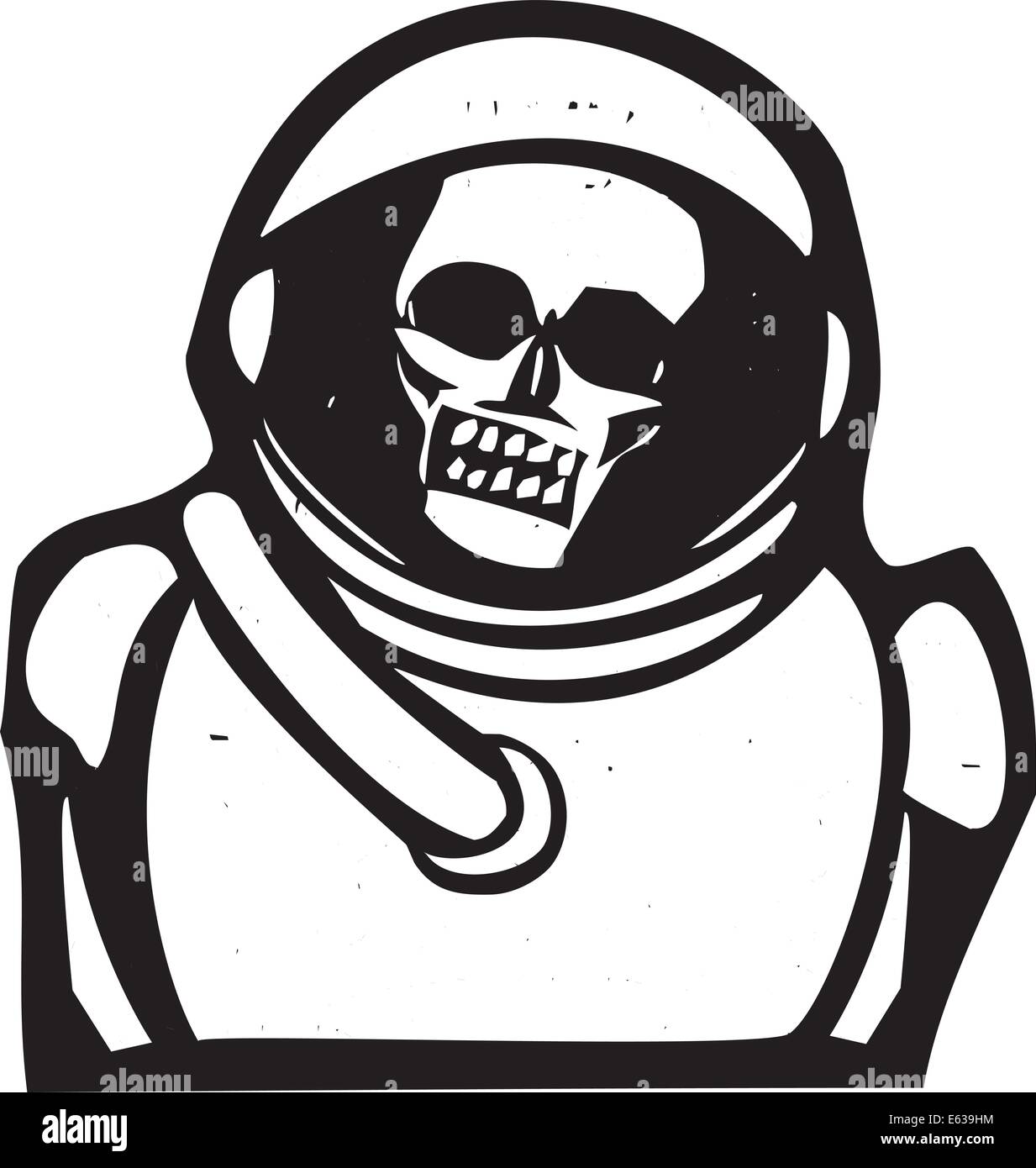 16 Bit Astronaut Skull
