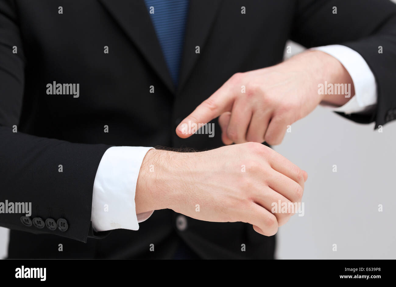 Pointing to something important hi-res stock photography and images - Alamy