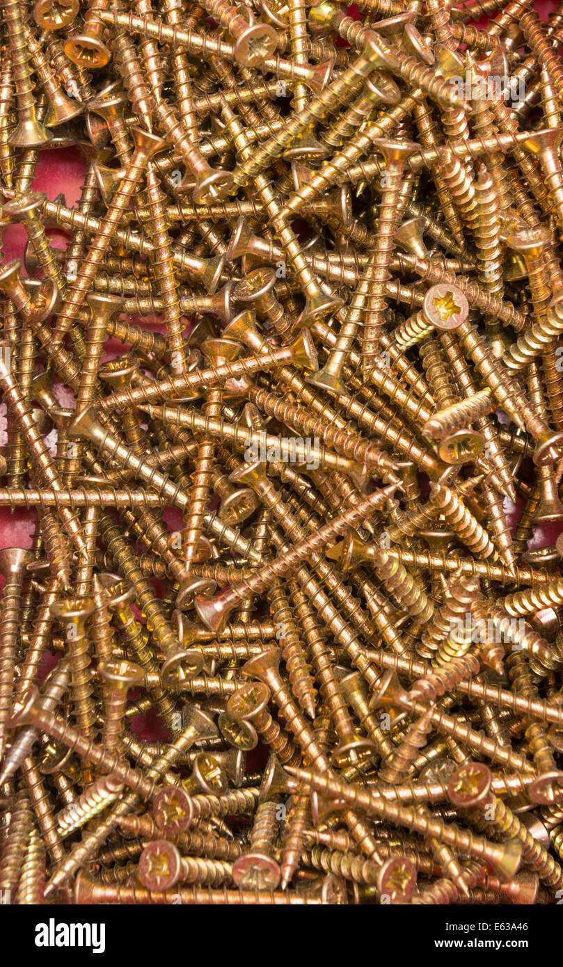 A box of screws Stock Photo - Alamy