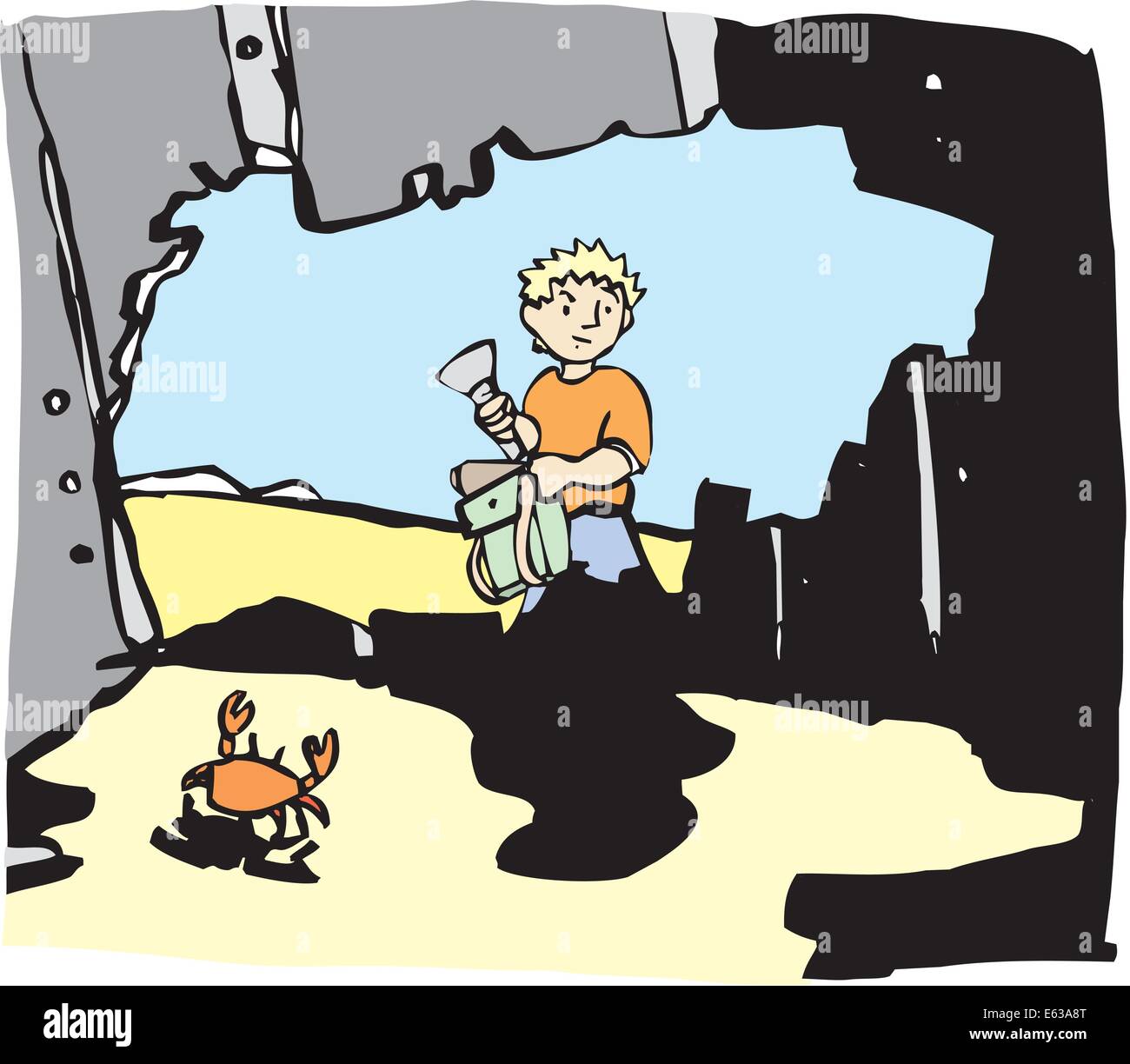 Cave vector vectors hi-res stock photography and images - Alamy