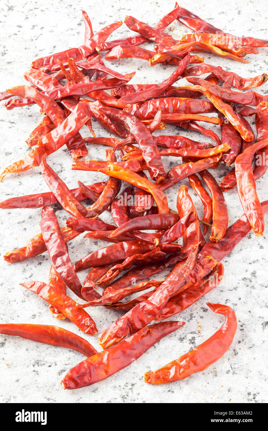 Red dried pepper hi-res stock photography and images - Alamy