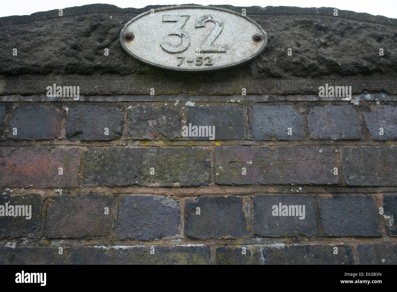 railway Bridge sign Stock Photo - Alamy