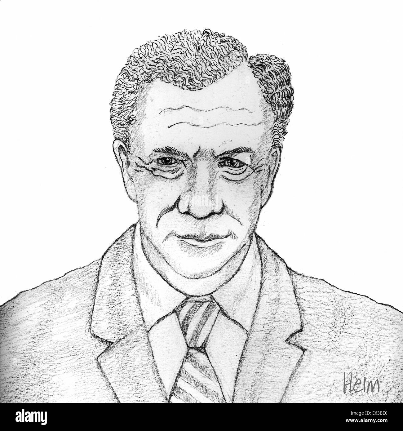 Benjamin Britten, portrait, English composer, 1913 - 1976 Stock Photo ...