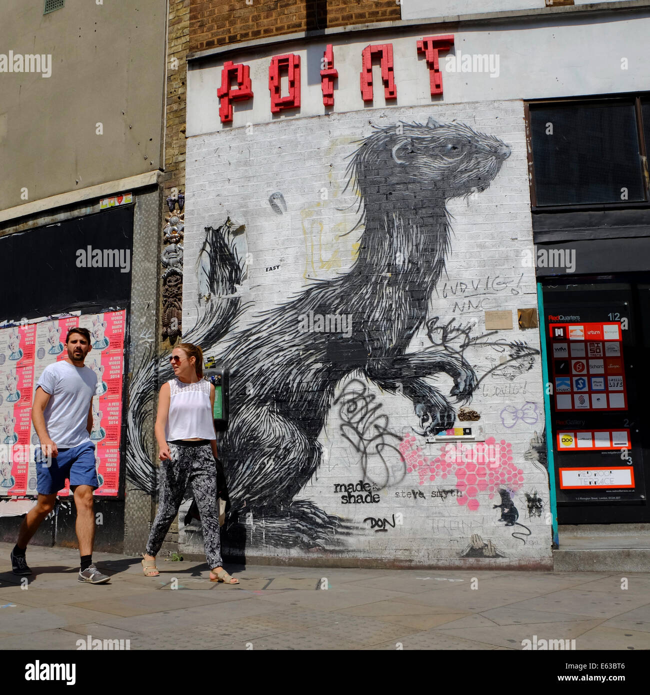 graffiti wall art in Hackney, London Stock Photo - Alamy