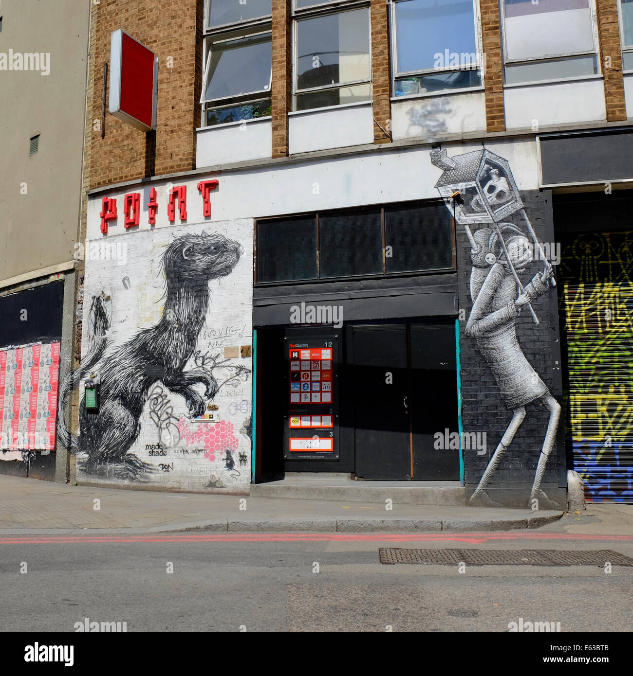 graffiti wall art in Hackney, London Stock Photo - Alamy