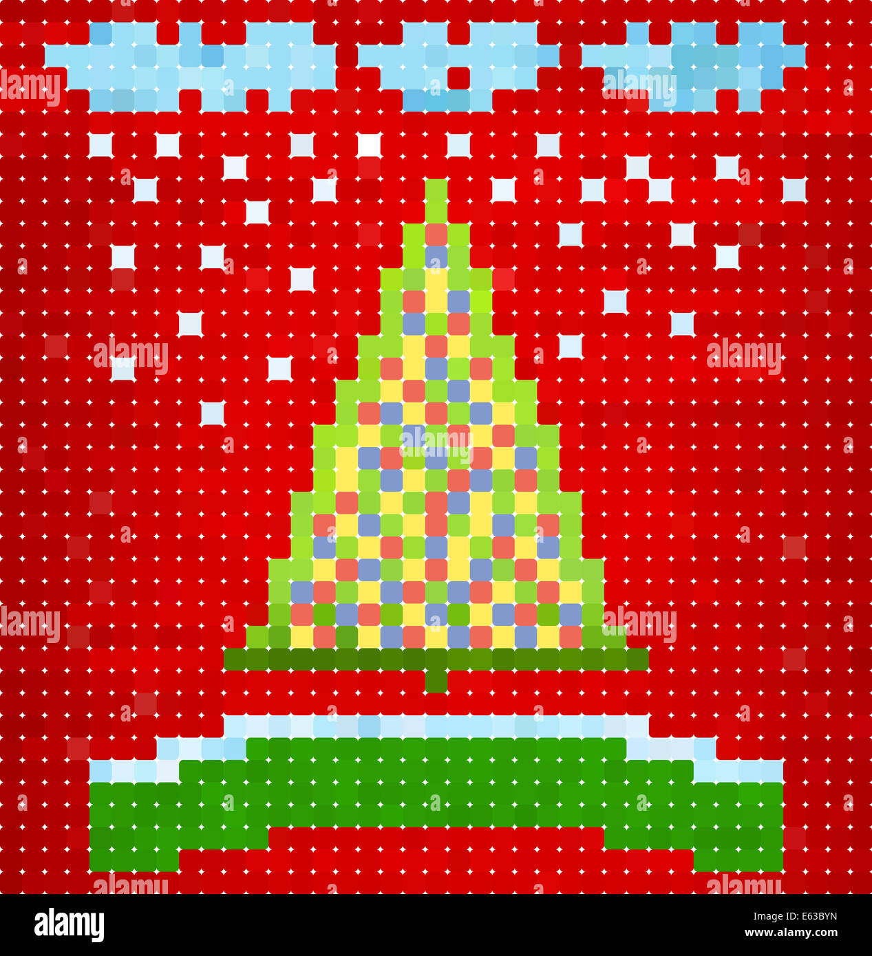 Pixel tree hi-res stock photography and images - Alamy