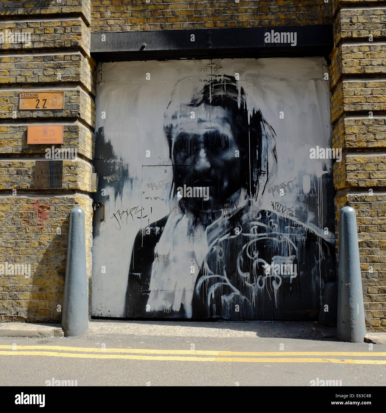 graffiti wall art in Hackney, London Stock Photo - Alamy
