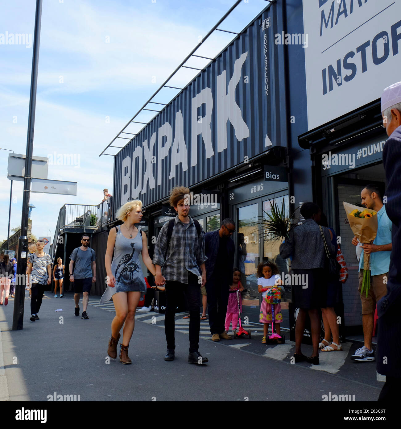Box park shoreditch hi-res stock photography and images - Alamy