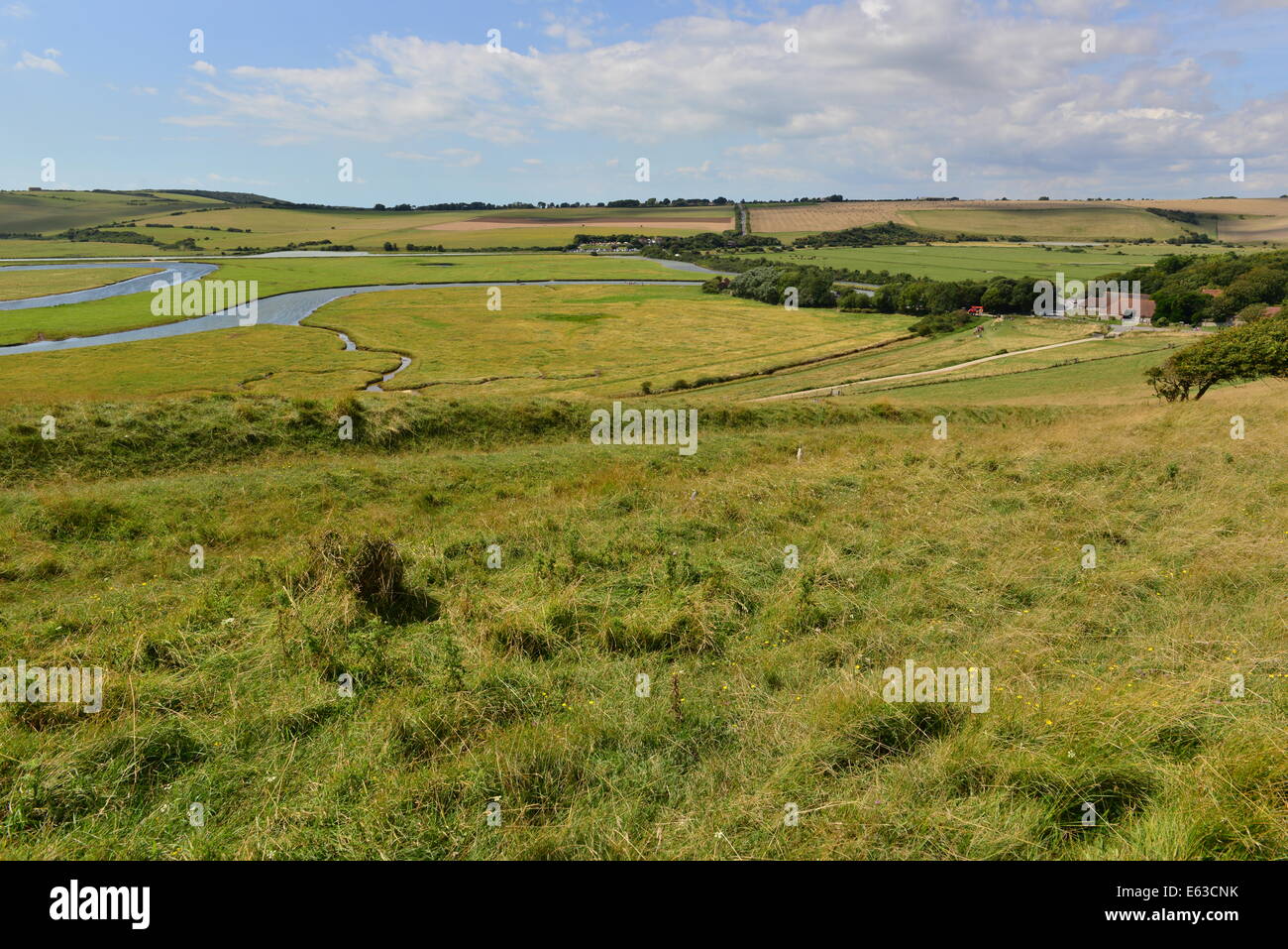 Cuckmere haven hills hi-res stock photography and images - Alamy