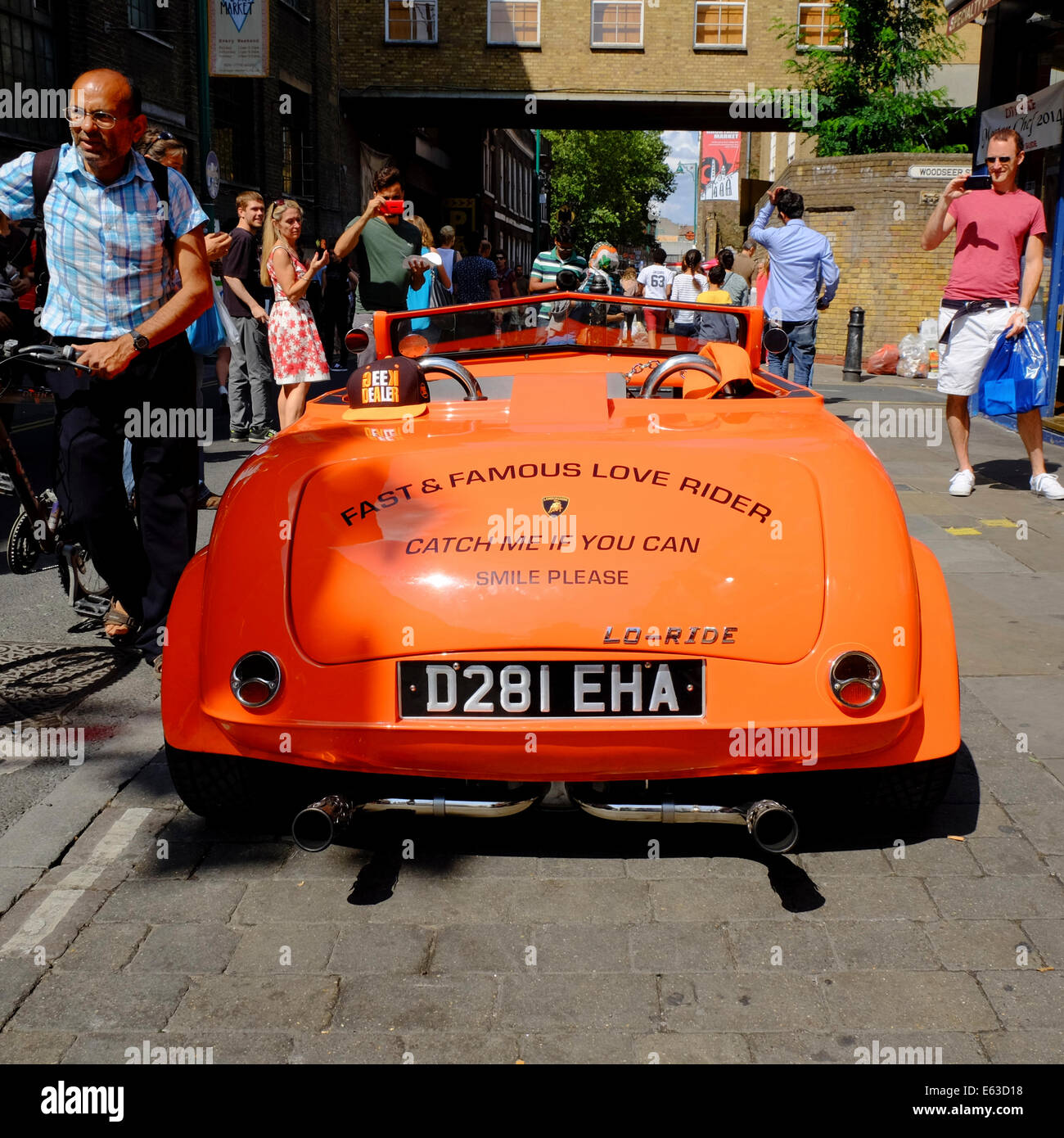 Custom car orange hi-res stock photography and images - Alamy