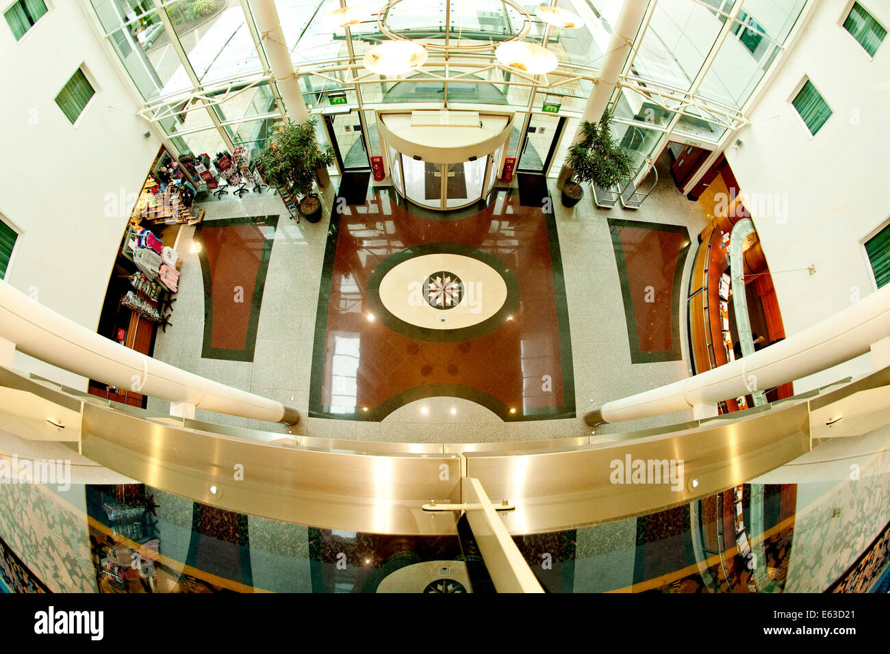 Gatwick Arora International Hotel Foyer shot from above Stock Photo - Alamy