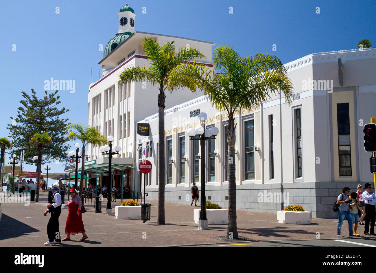 T & G art deco building at Napier in the Hawke's Bay Region, North ...