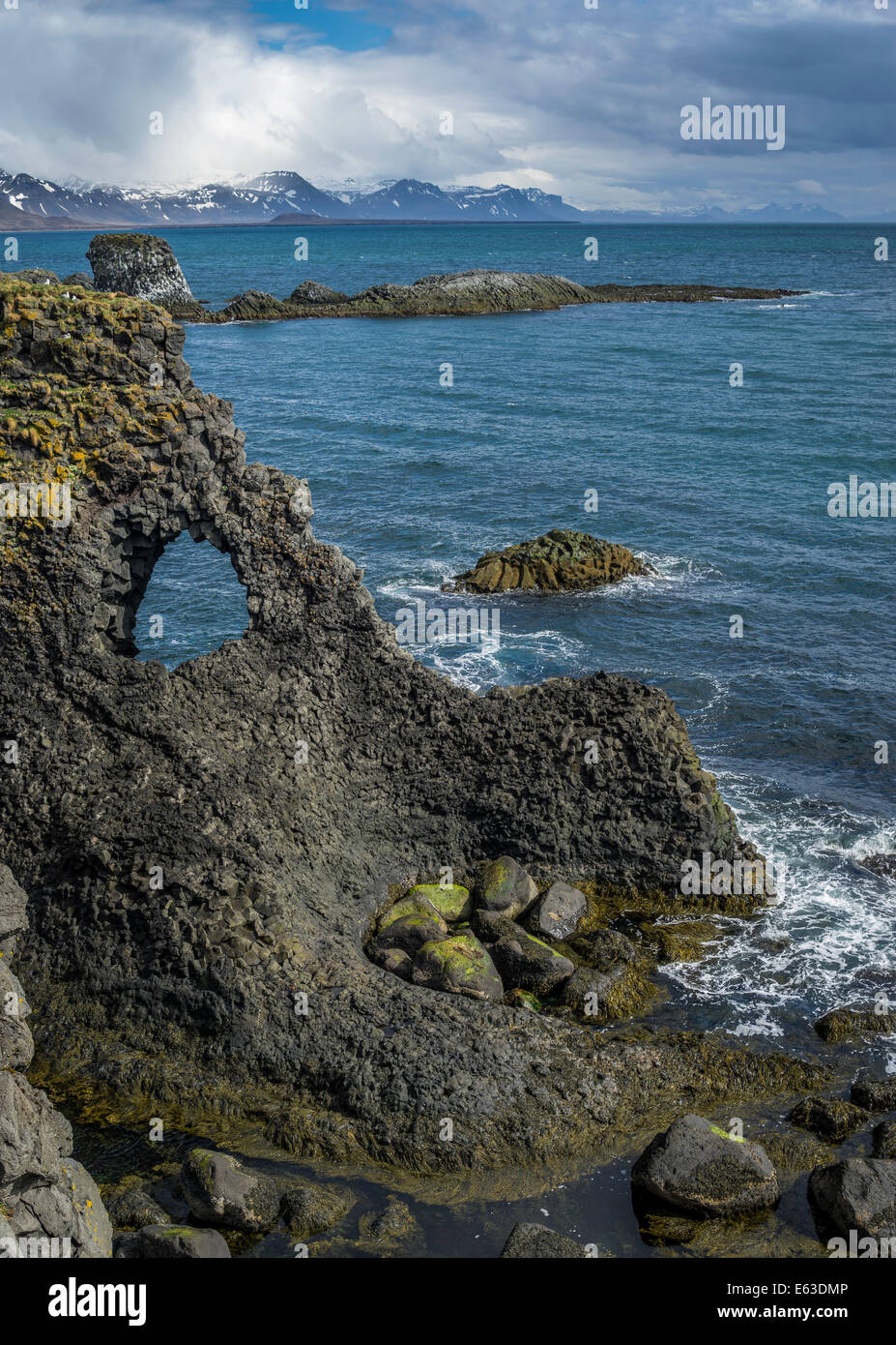 Cliffs at Arnarstapi, Snaefellsnes Peninsula, Iceland Stock Photo - Alamy