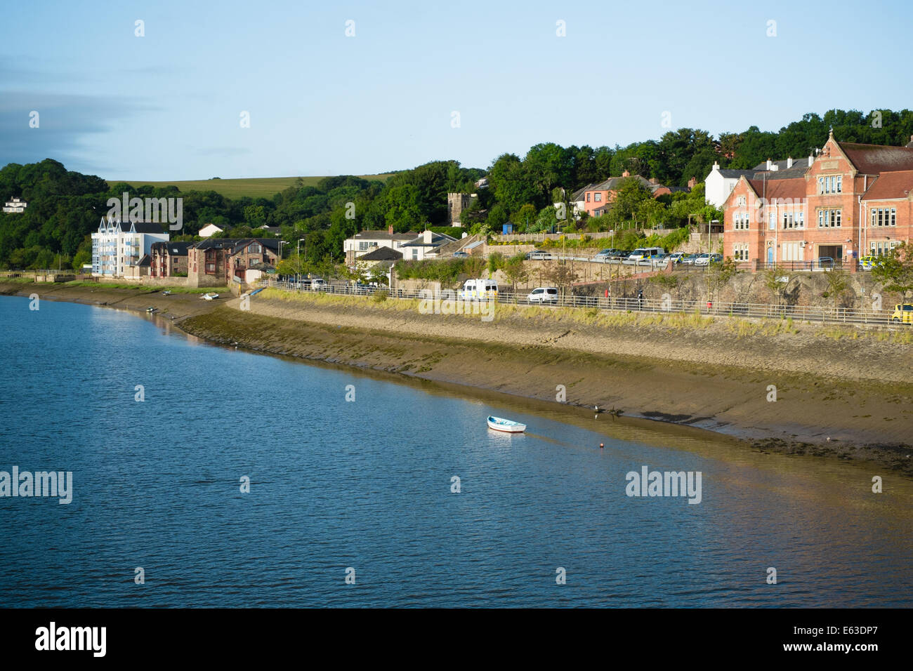 River Torridge at Bideford Devon Stock Photo - Alamy