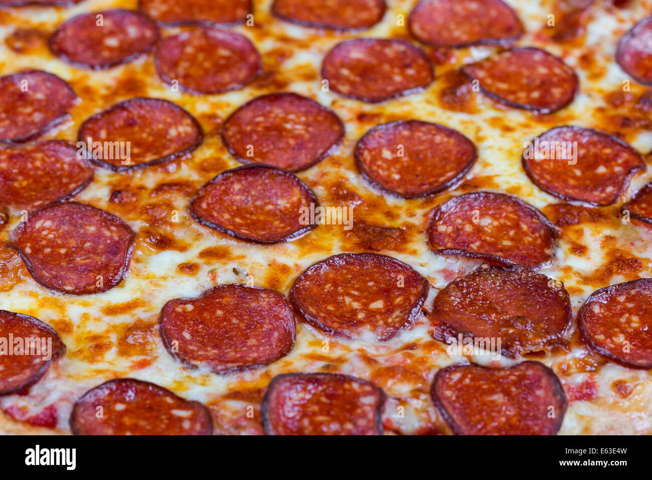 circle hot pizza close up top view Stock Photo - Alamy