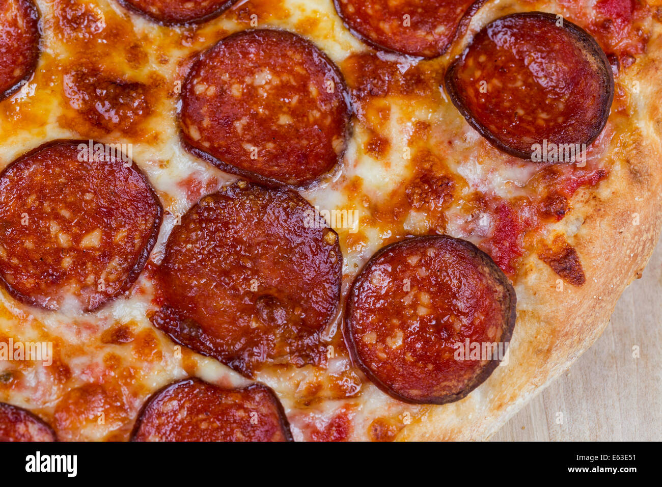 circle hot pizza close up top view Stock Photo - Alamy