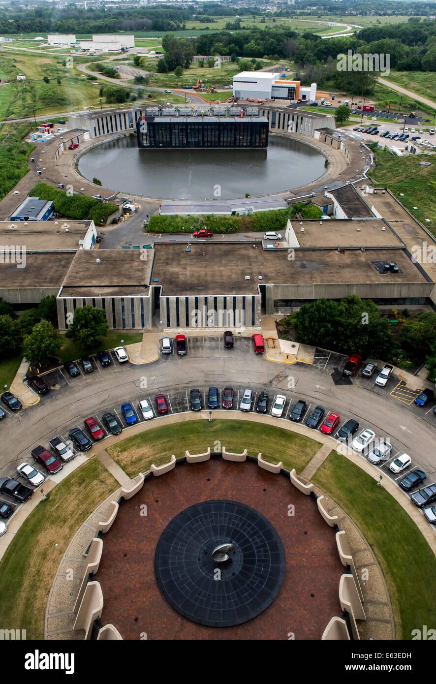 Batavia, Illinois, USA. 12th Aug, 2014. A view of the Booster ...