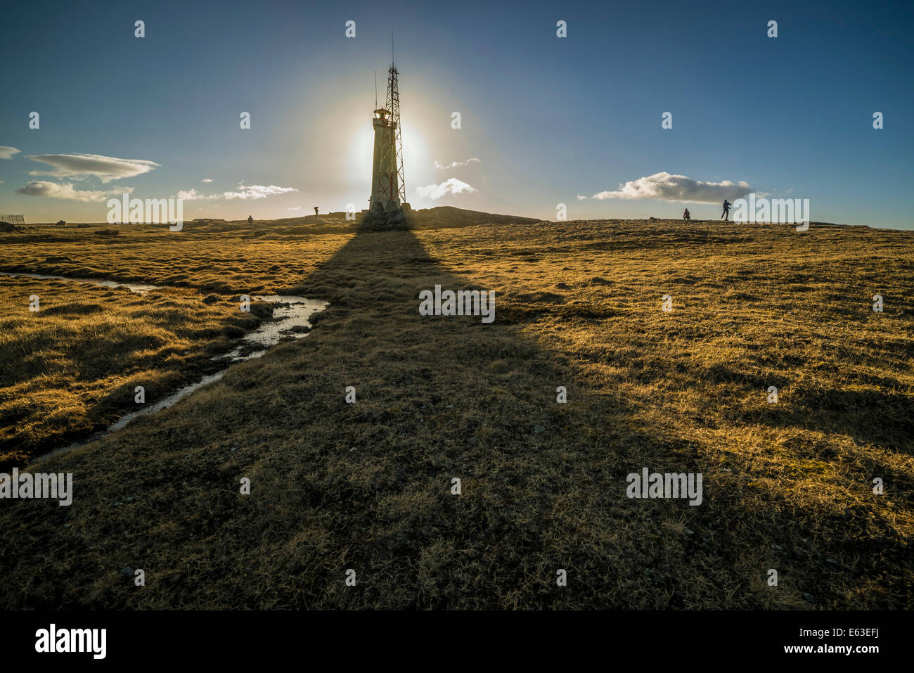 Stokksnes lighthouse stokksnes eastern iceland hi-res stock photography ...