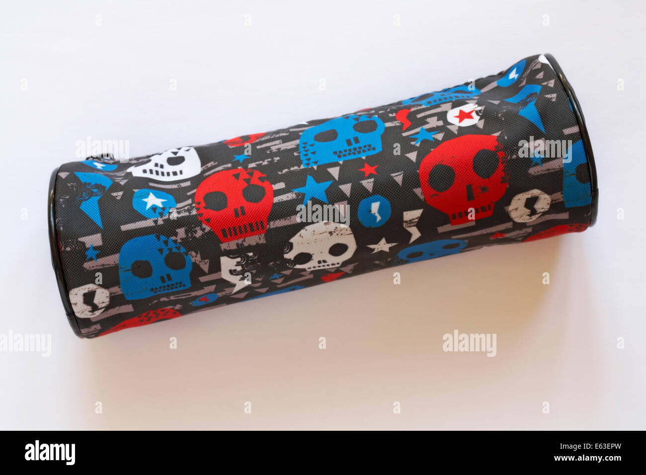 Skull design pencil case hi-res stock photography and images - Alamy
