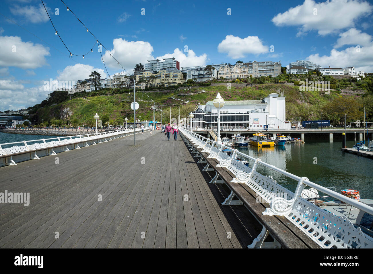 The Pier, Torquay Harbour, Devon Stock Photo - Alamy