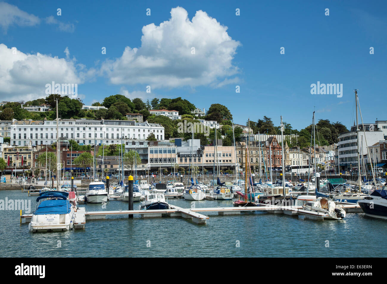 Torquay harbour boats hi-res stock photography and images - Alamy