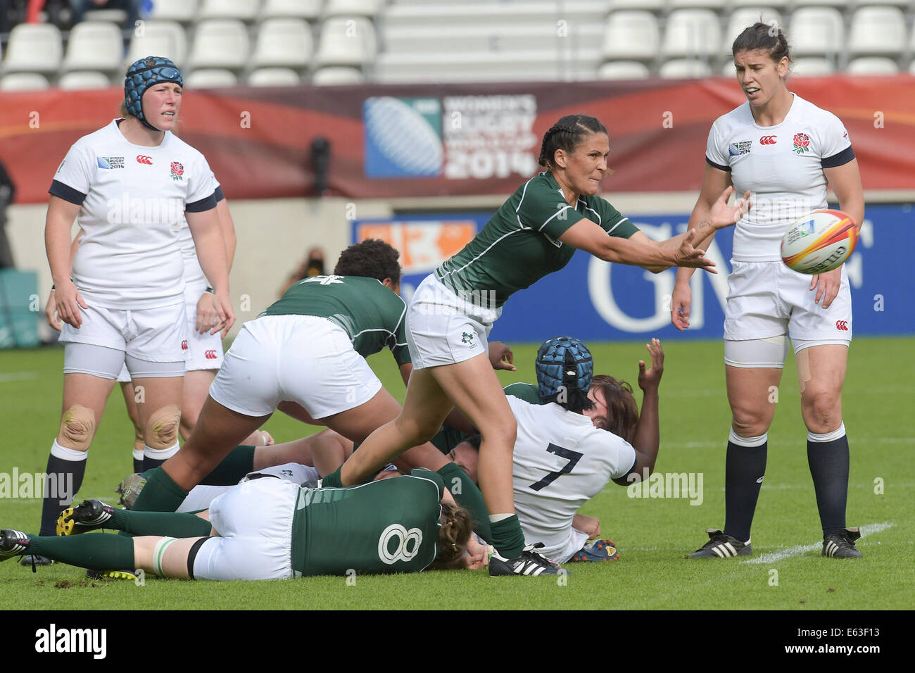 Paris, France. 13th Aug, 2014. Womens World Rugby Championships ...