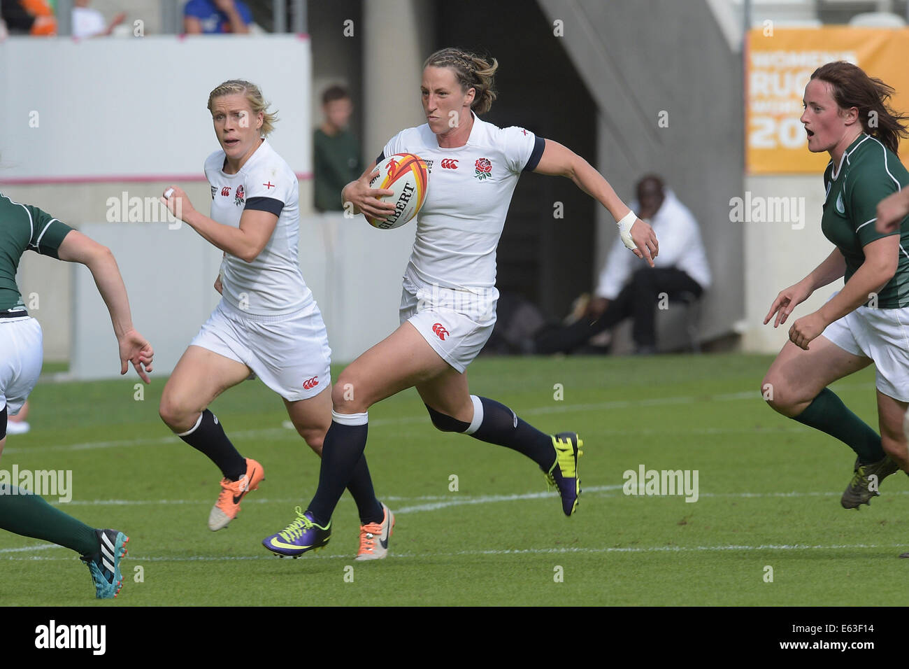 Paris, France. 13th Aug, 2014. Womens World Rugby Championships ...