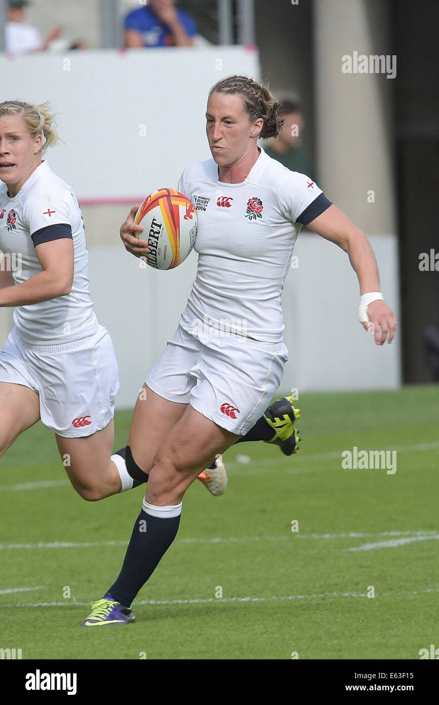 Paris, France. 13th Aug, 2014. Womens World Rugby Championships ...