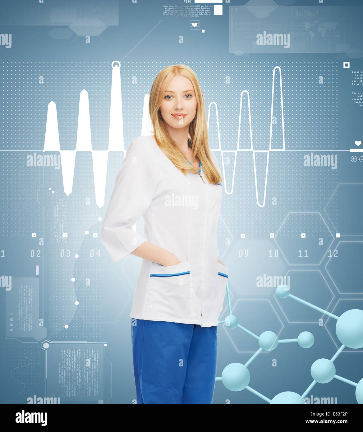 smiling female doctor Stock Photo - Alamy